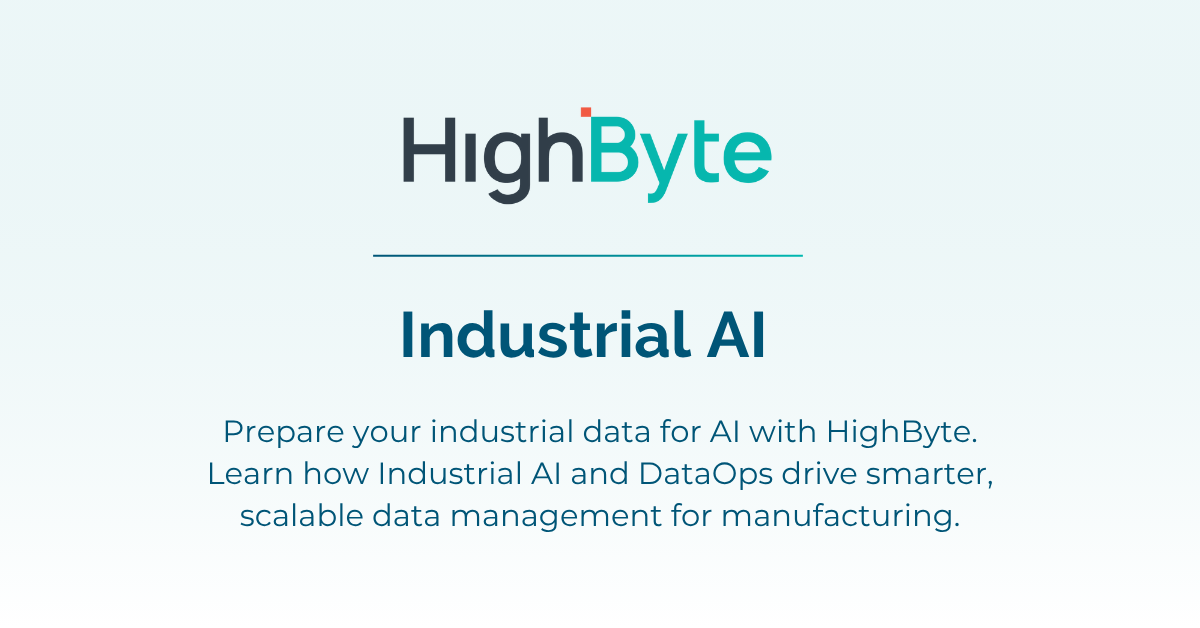 Industrial AI + The Intelligence Hub | HighByte